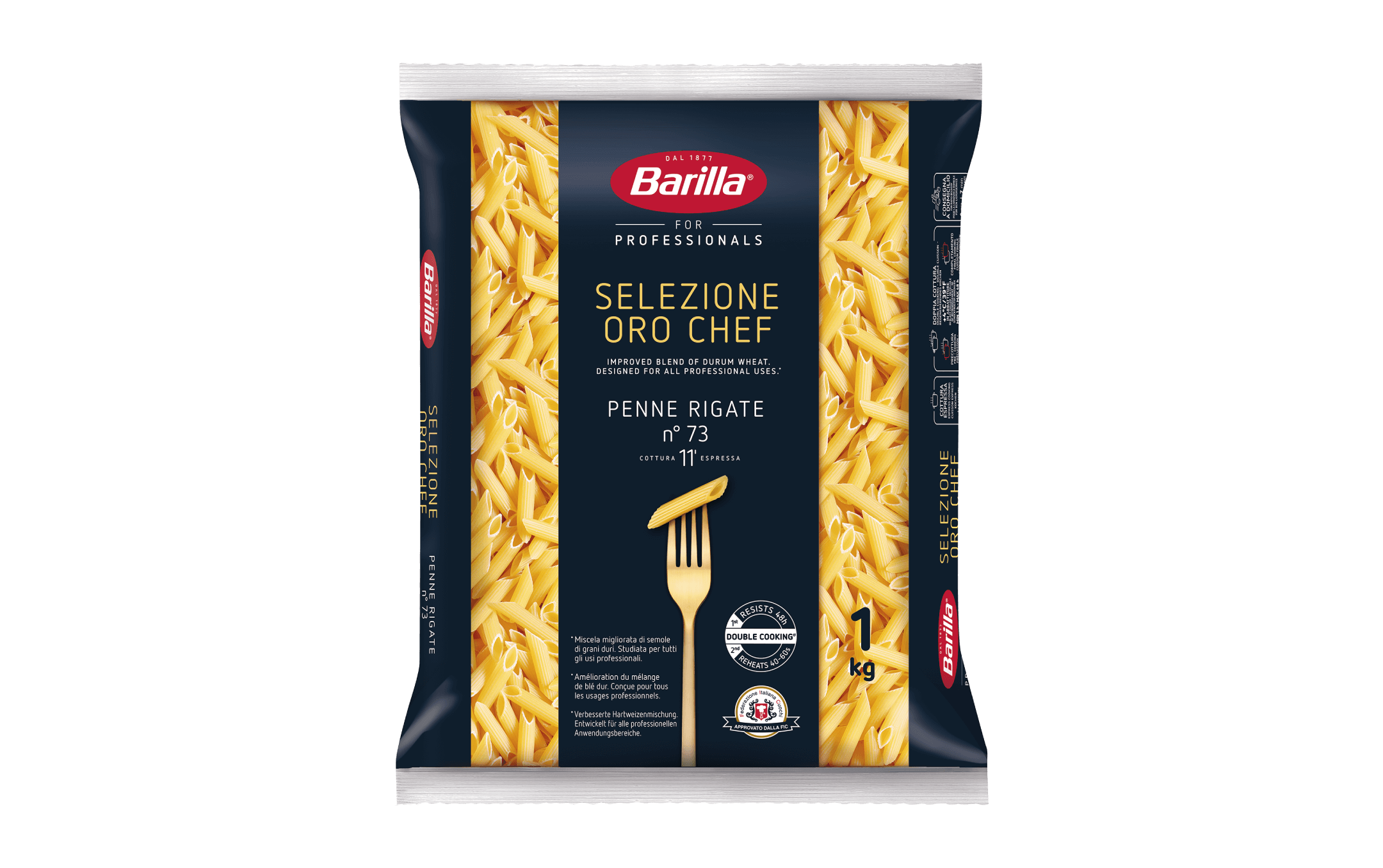 Barilla Penne Rigate Oro Chef Foodservice Horeca | Barilla for ...