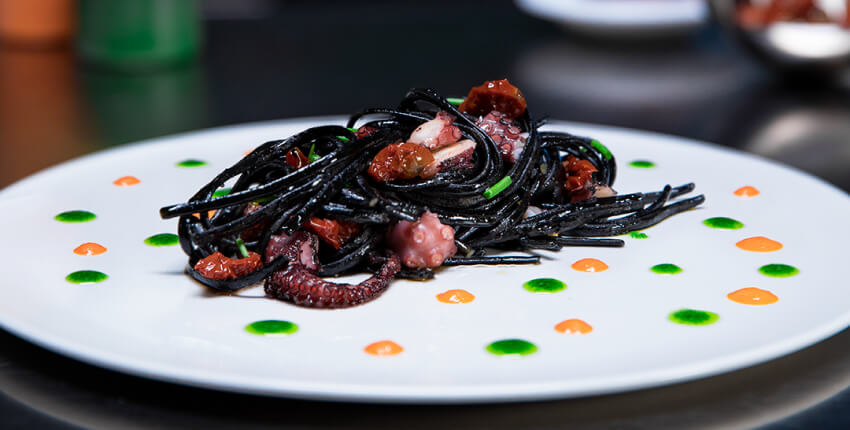 Bruschetta Genovese Pesto & Grilled Octopus | Barilla for Professionals