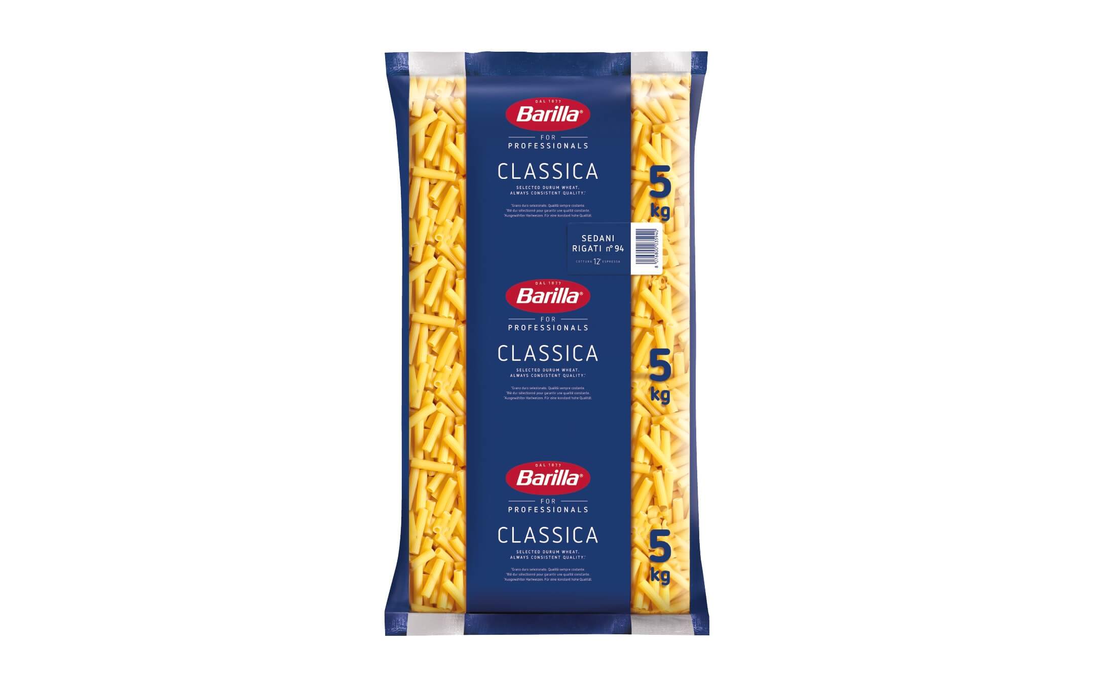 Barilla Sedani Foodservice Horeca kg 5 | Barilla for Professionals
